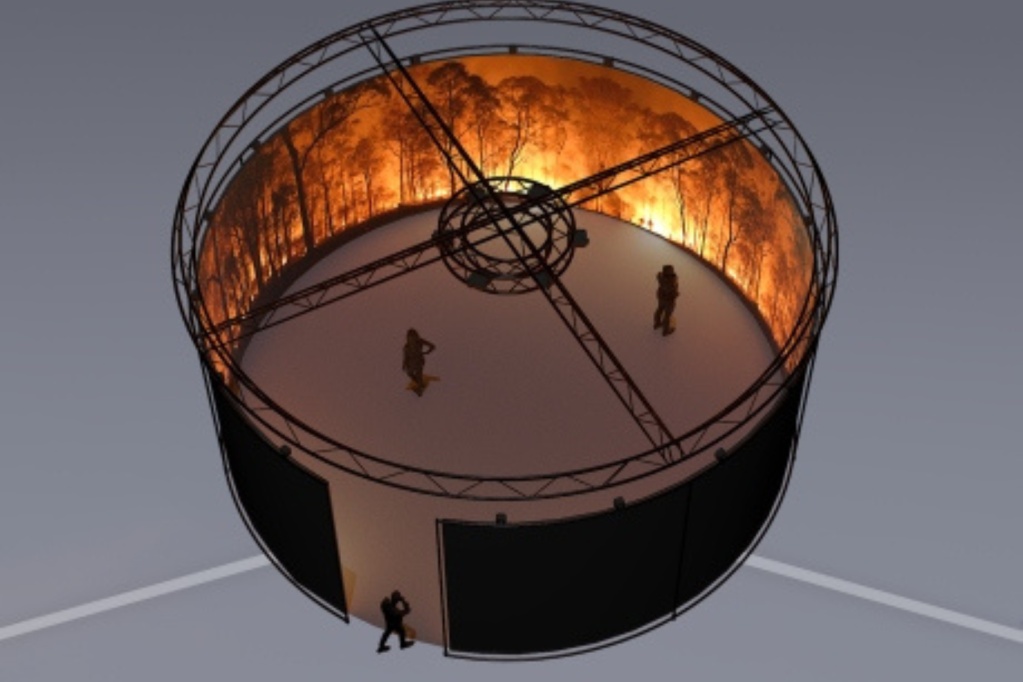 Immersive cinema is helping firefighters to prepare for megafires