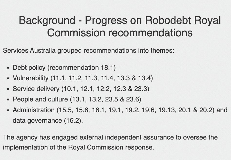 Minister boasts Services Australia transformation post robodebt